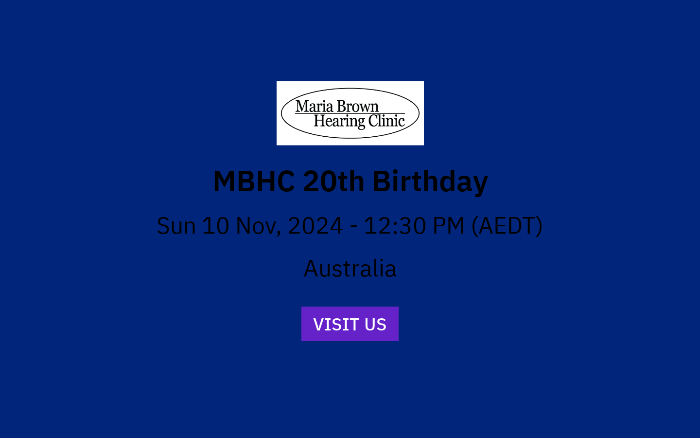 MBHC 20th Birthday
